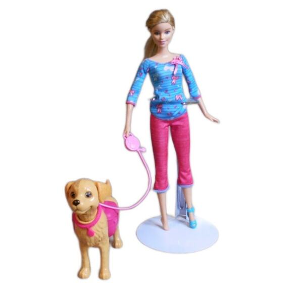 Mattel | Toys | Barbie Potty Training Taffy Playset Dog And Doll Puppy ...